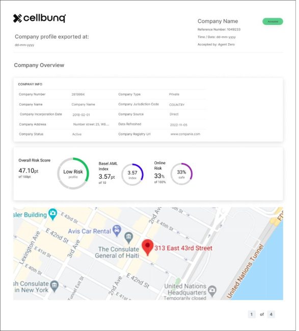 Know Your Business (KYB) - Express - Cellbunq