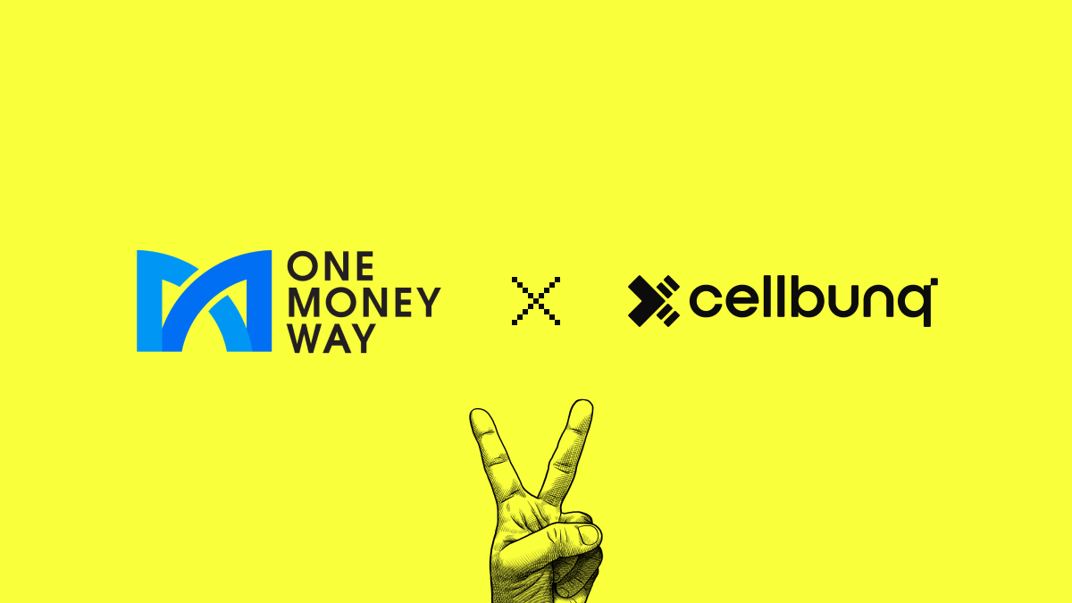 OneMoneyWay Sign With Cellbunq To Streamline Merchant Onboarding - Cellbunq